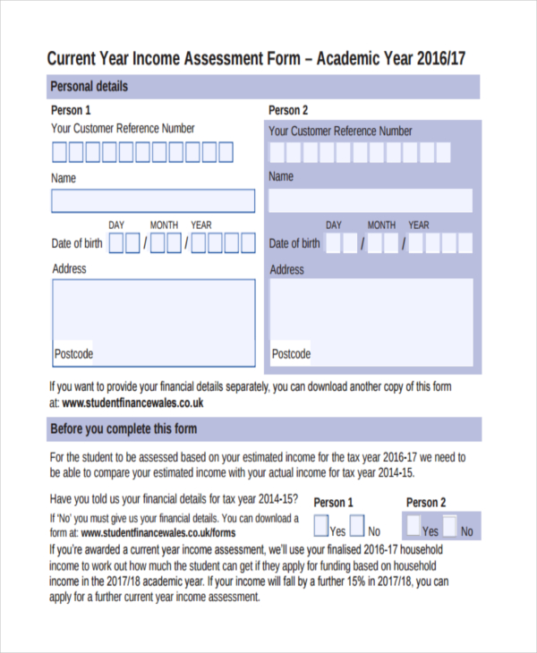 47+ Assessment Form Examples