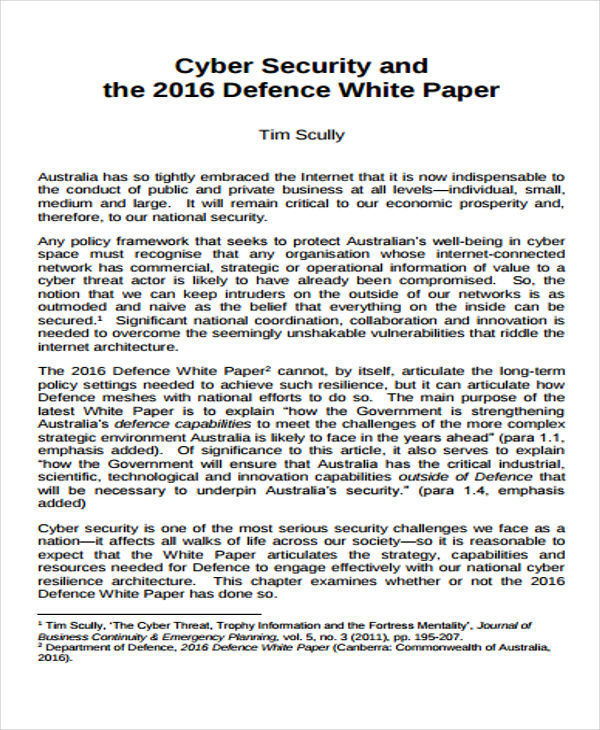 43+ Free White Paper Templates