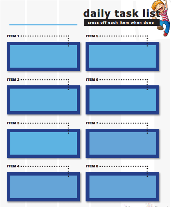 20+ Free Task List Templates