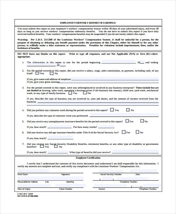 47+ Monthly Report Samples - Word, Docs | Free & Premium Templates