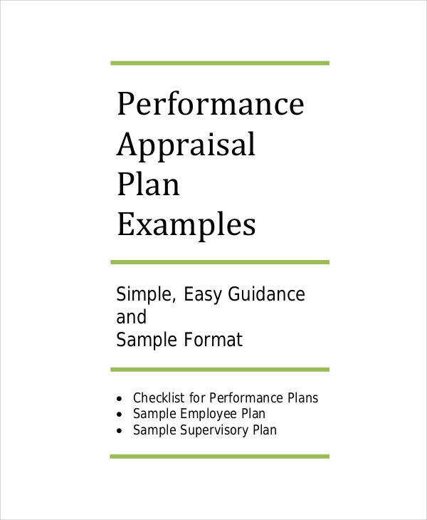 12 Performance Plan Templates PDF Word Format Download