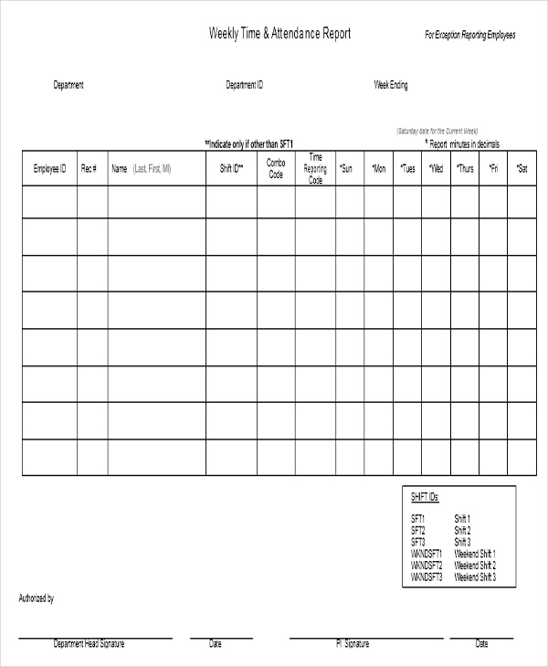 29+ Weekly Report Templates in Word