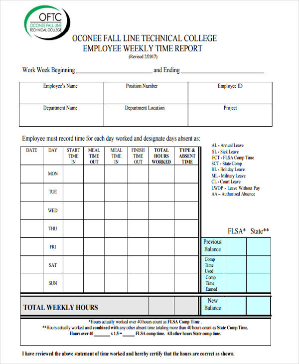 29+ Weekly Report Templates in Word
