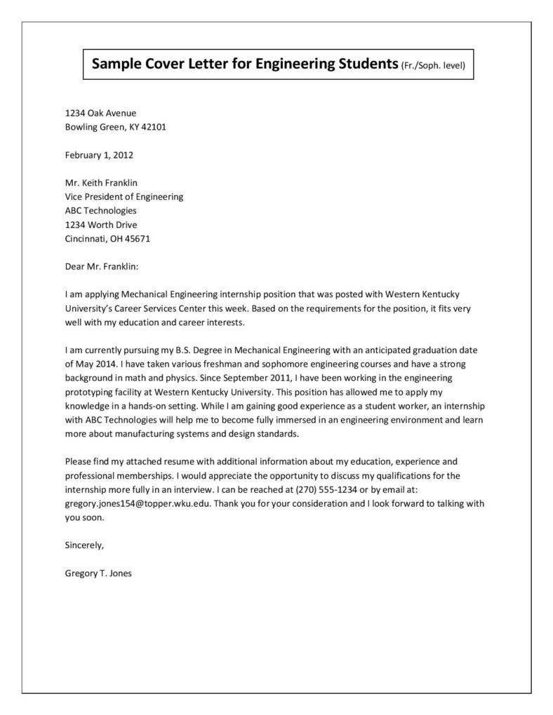 32 Cover Letter Templates For Freshers