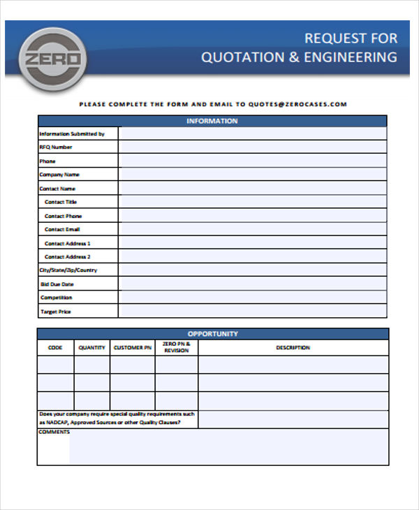 9+ Engineering Quotation Templates - AI, PSD, Google docs, Apple pages