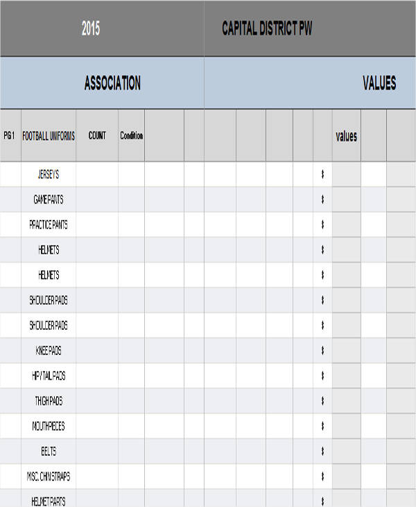 10+ Equipment Inventory List Templates - Free Samples, Examples, Format ...