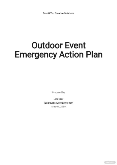 16+ Event Action Plan Templates - Sample, Example Format Download