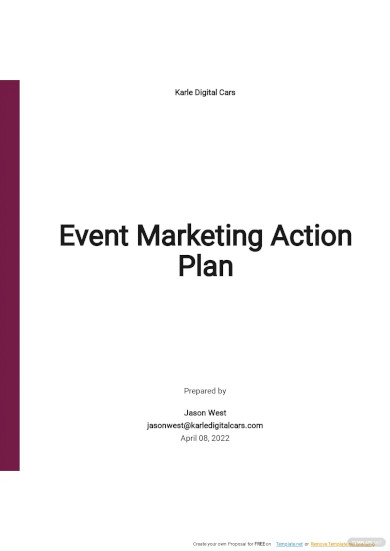 16+ Event Action Plan Templates - Sample, Example Format Download