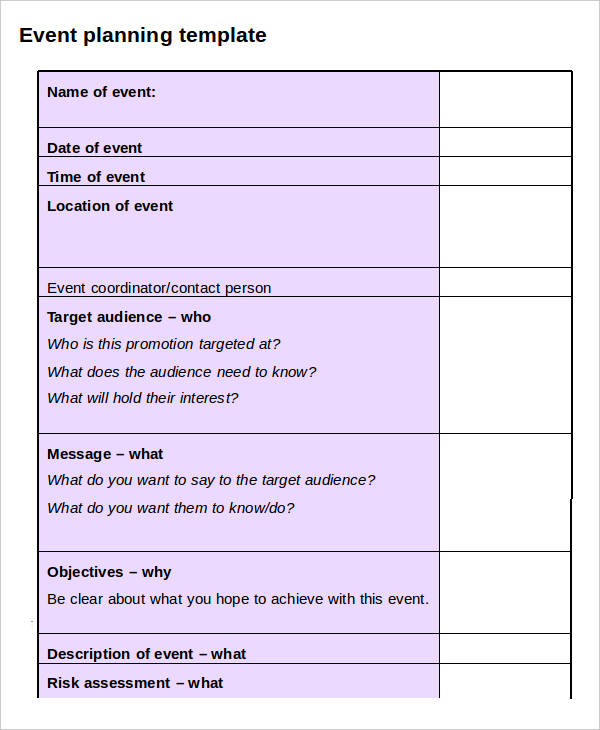 42 Plan Templates In Word