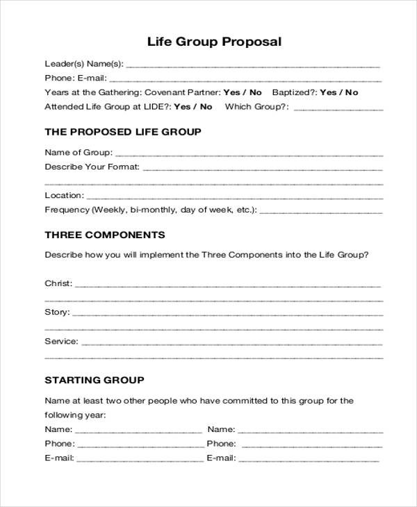 11+ Group Proposal Templates - Free Sample, Example Format Download