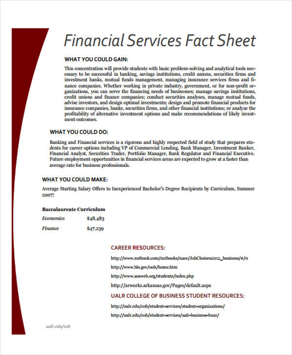 32 Fact Sheet Templates in PDF