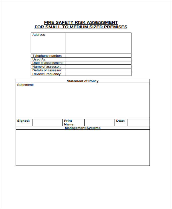 41+ Risk Assessment Templates in PDF