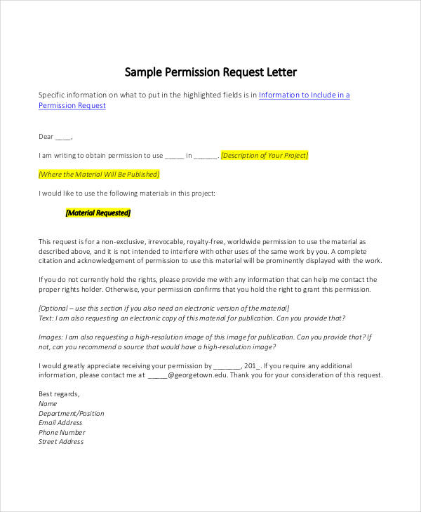 96+ Request Letter Samples - PDF, Word, Apple Pages, Google Docs