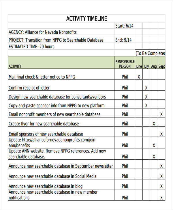 26+ Timeline Templates in PDF