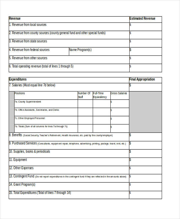 20+ Budget Templates in Word