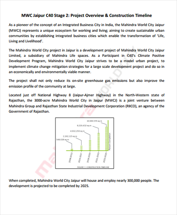 39+ Project Timeline Examples - Word, PDF, Docs