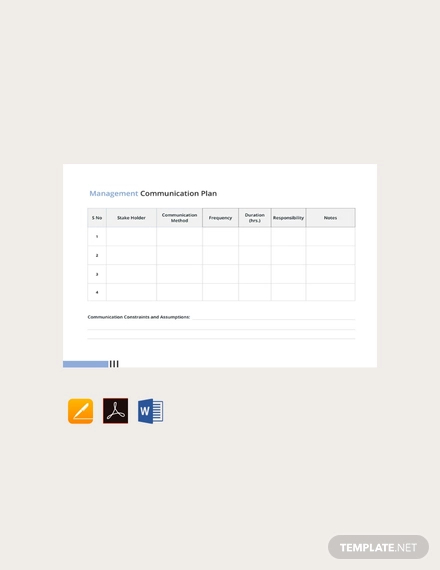 Free Communication Plan Template - 40+ Free Word, PDF Documents Download