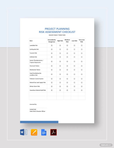41+ Risk Assessment Templates in PDF