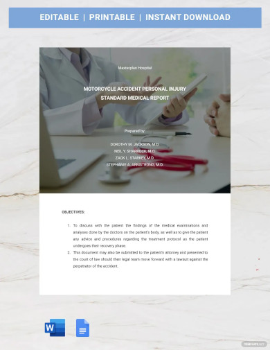 Free 42+ Medical Report Samples , Word, PDF, Photoshop, Illustrator ...