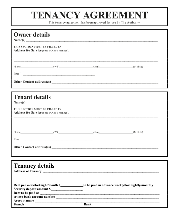 47 Basic Agreement Forms Word PDF