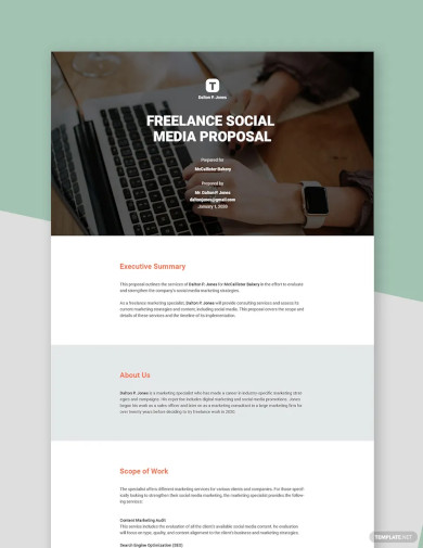 19 Social Media Proposal Templates Free Word PDF Format Download