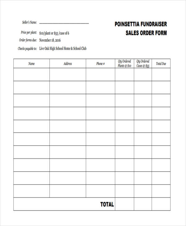 28+ Order Forms in PDF