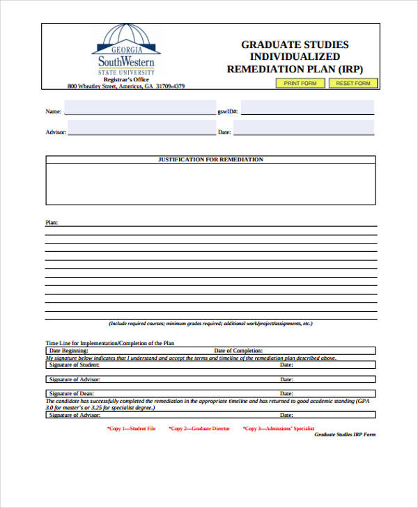 18+ Remediation Plan Templates -Free Sample, Example Format Download