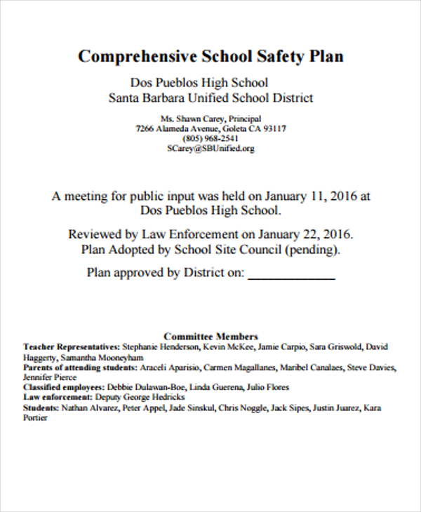 35+ Safety Plan Formats - Word, Docs, PDF