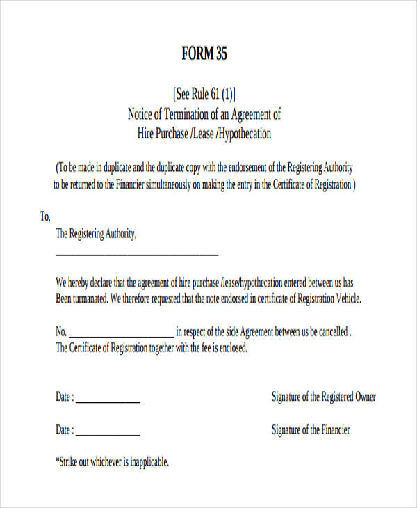 30 Agreement Forms In PDF