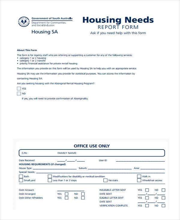 19+ Needs Assessment Form Templates