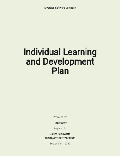 23+ Individual Development Plan Templates -Free Sample, Example Format ...