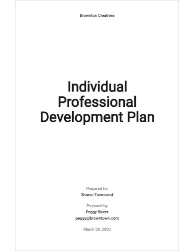 23+ Individual Development Plan Templates -Free Sample, Example Format ...