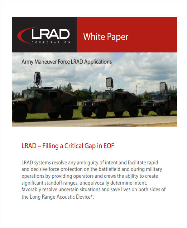 25 White Paper Formats 25 White Paper Formats