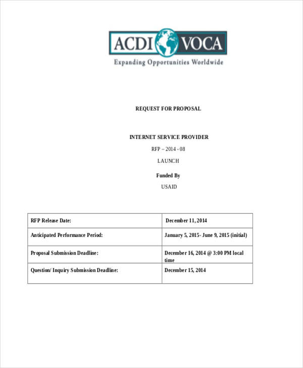 26+ Service Proposal Samples - Word, PDF, Pages