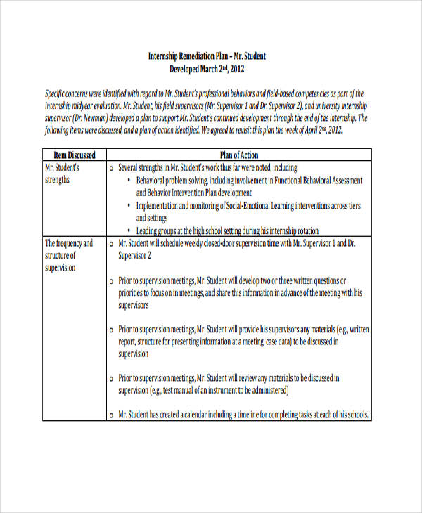 18+ Remediation Plan Templates -Free Sample, Example Format Download