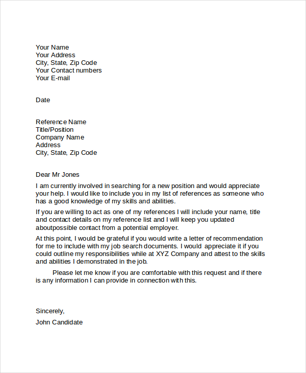47+ Free Request Letter Templates in Google Docs, Word, Outlook, Apple ...