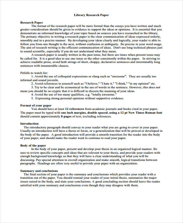 31+ Research Paper Templates in PDF | Word | Google Docs | Apple Pages