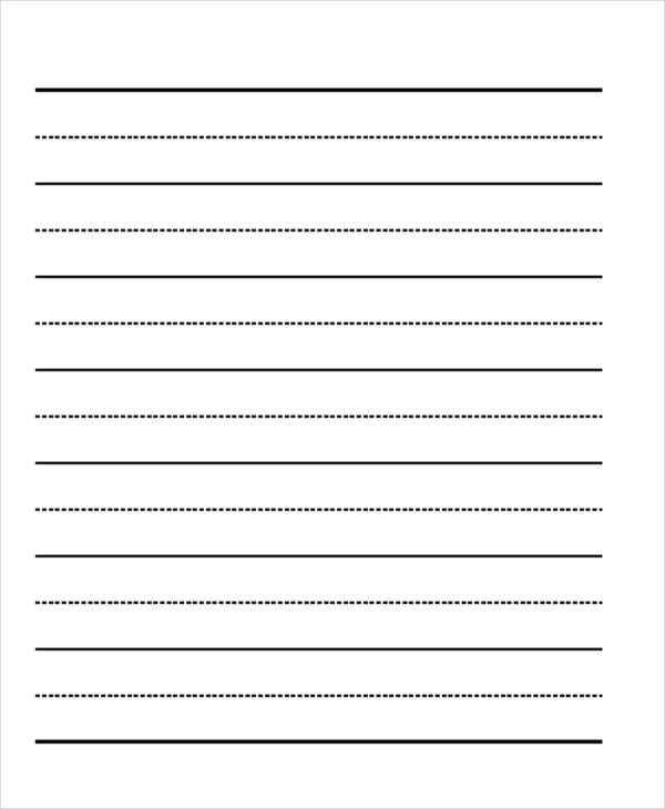31+ Sample Lined Paper Templates