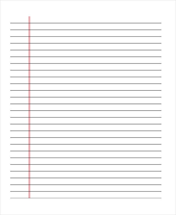 30+ Lined Paper Templates