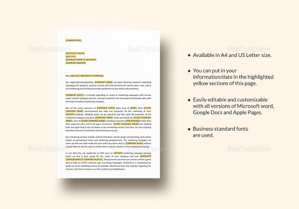 17+ Advertising Proposal Templates - Word, PDF, Pages, Google Docs