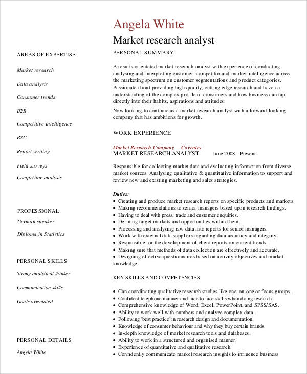 27+ Marketing Resume Templates in PDF