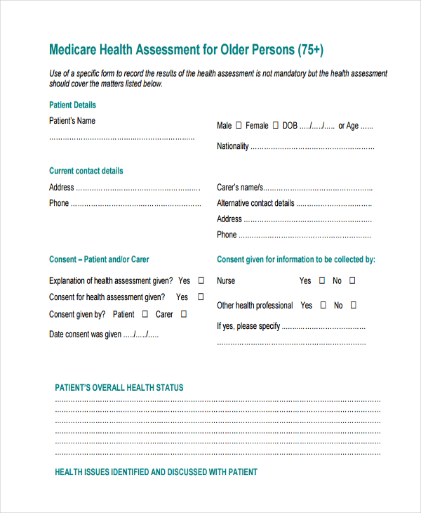 47+ Assessment Form Examples
