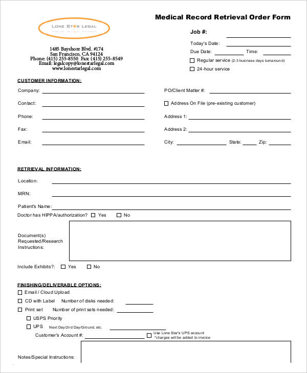 Medical Order Forms - 11+ Free Word, PDF Format Download