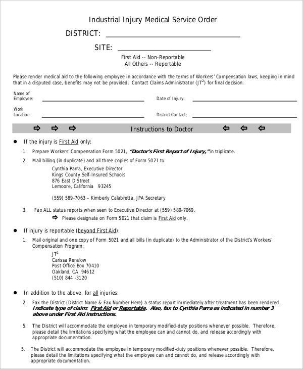 Medical Order Forms - 11+ Free Word, PDF Format Download