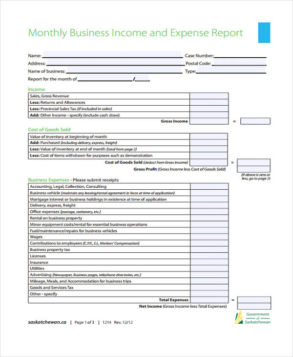 64 Monthly Report Samples Word Docs