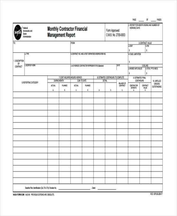 39+ Monthly Report Templates in PDF