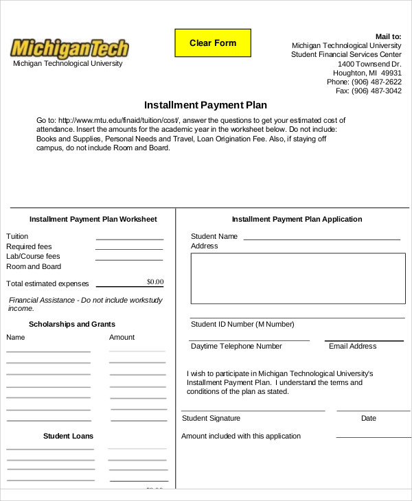 22+ Payment Plan Templates - Word, PDF