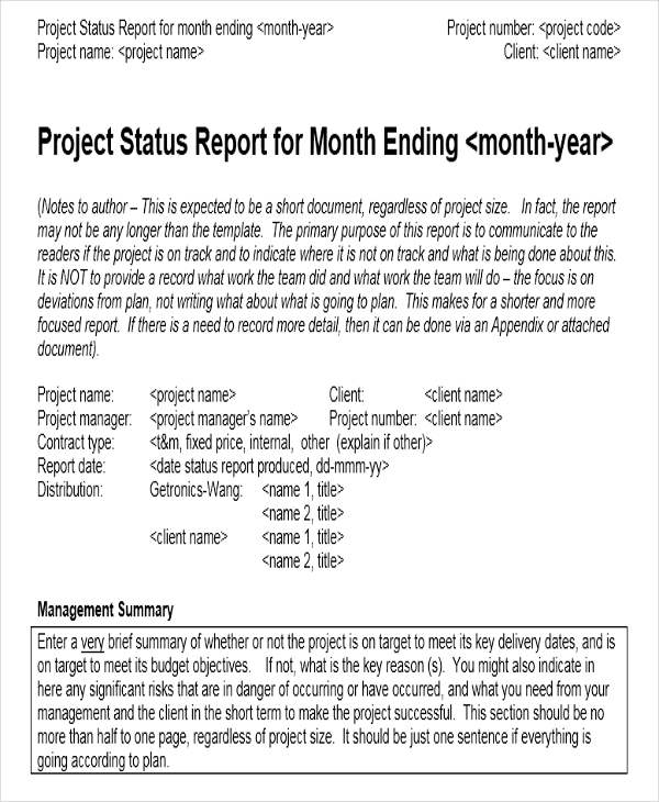 49+ Monthly Report Format Templates - Word, PDF, Google Docs, Apple Pages