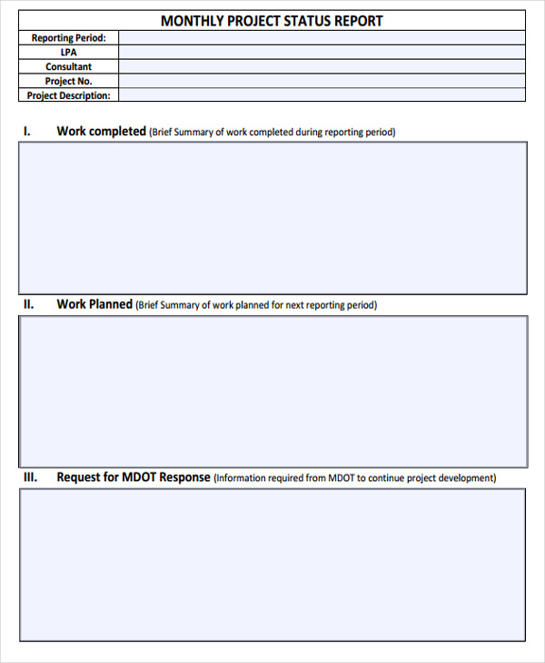 49 Monthly Report Format Templates Word PDF Google Docs Apple Pages