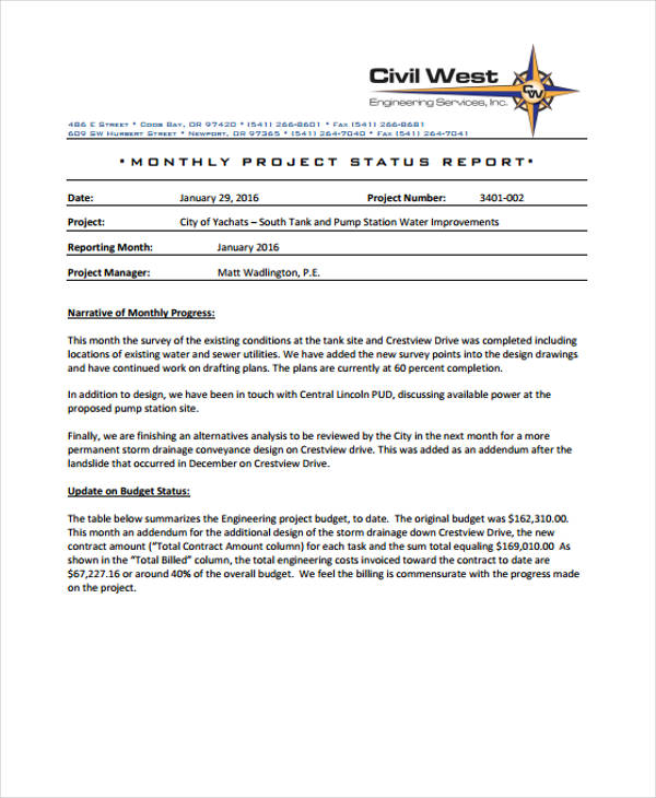 39+ Monthly Report Templates in PDF | Free & Premium Templates